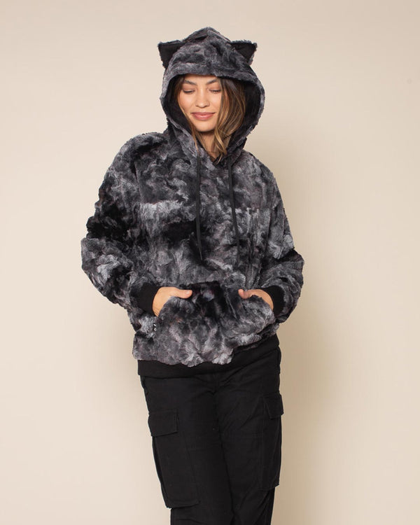 Dive into Cozy Style with Shark Classic Faux Fur Hoodie | Women's