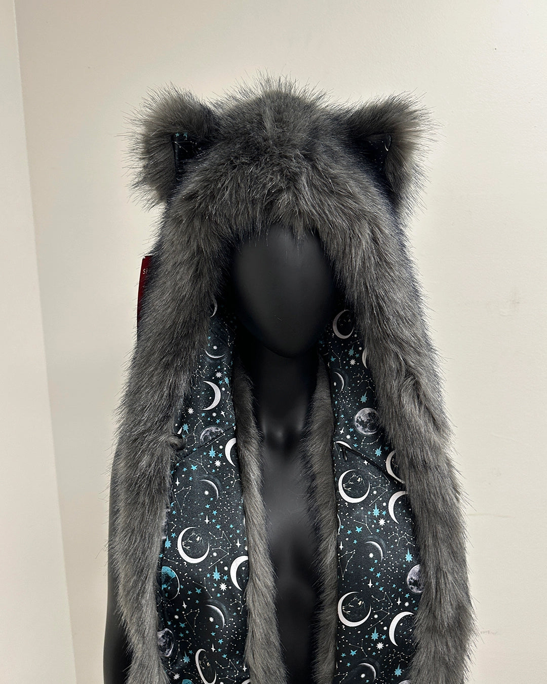 *Almost Purfect* Collector Edition Luxe Faux Fur Hood | Astro Wolf - SpiritHoods
