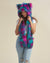 Northern Lights Calico Leopard Faux Fur Hood | Women's - SpiritHoods