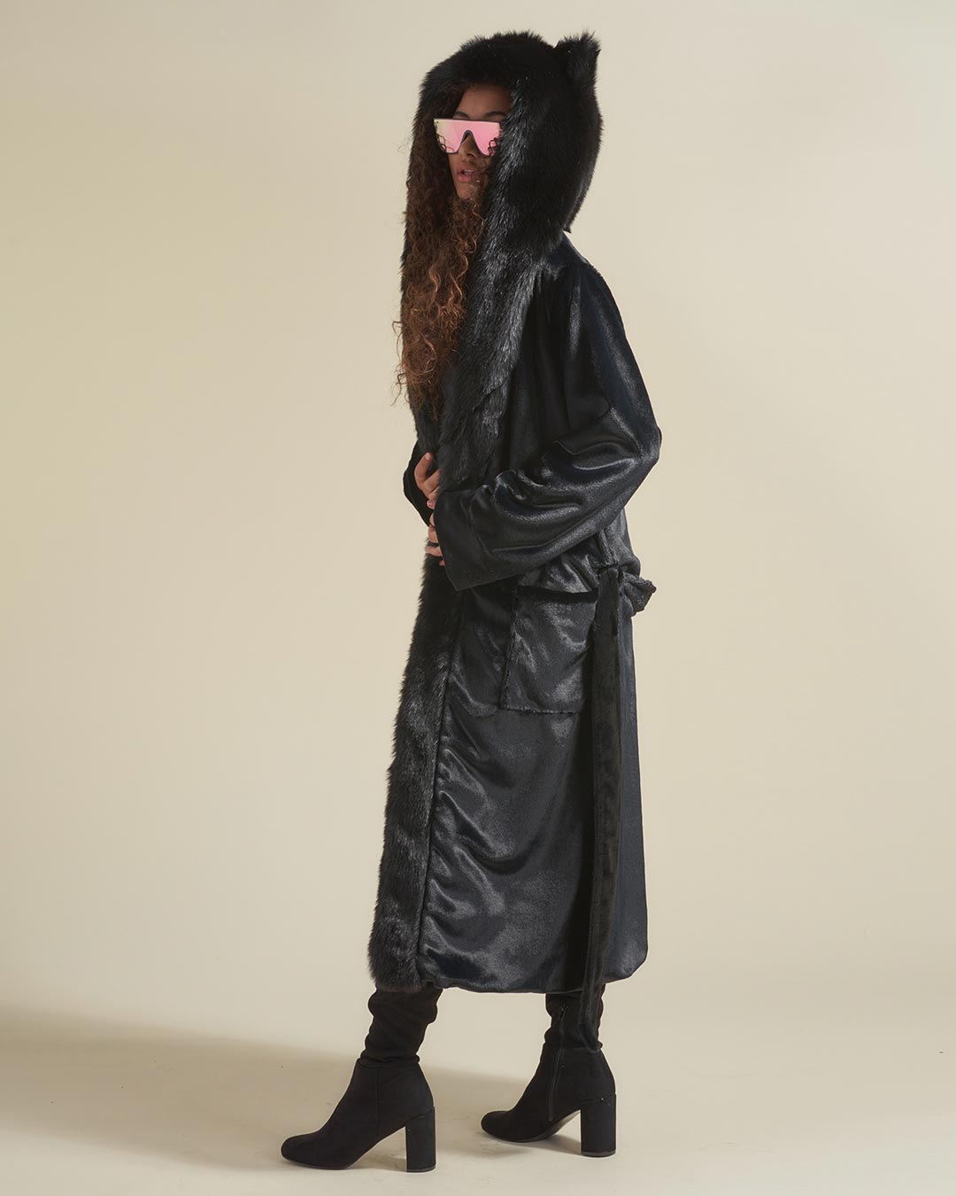 Black Panther Faux Fur Women's Robe | SpiritHoods