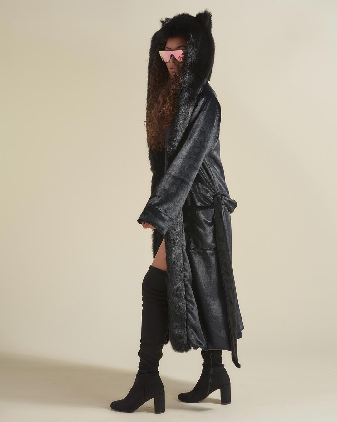 Black Panther Faux Fur Women's Robe | SpiritHoods