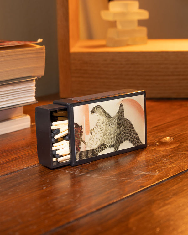 Decorative Matches | Small Slide Box | Hawk Artwork