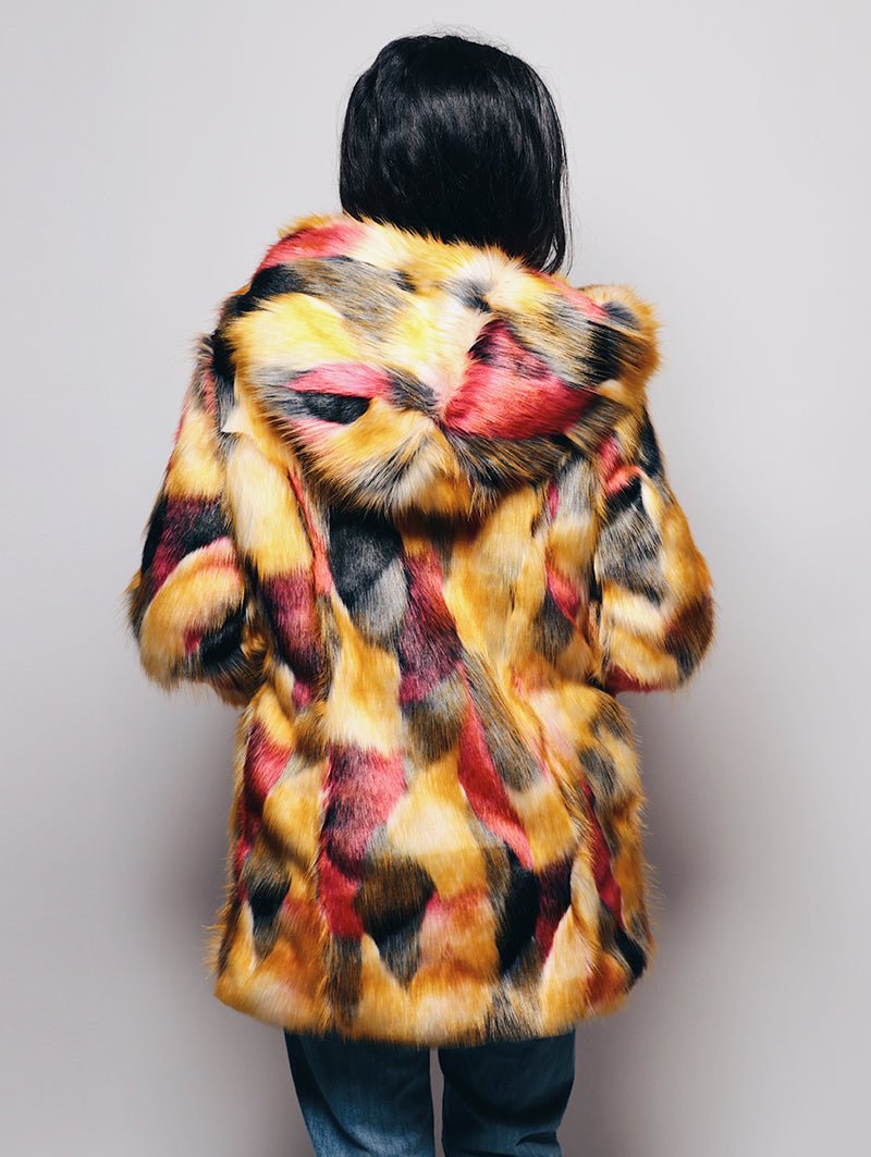 Limited Edition Monarch Butterfly Faux Fur Coat | Regal Elegance ...