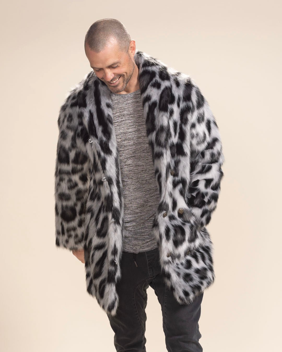 Shop Faux Fur Coats & Jackets with Collars for Men - SpiritHoods