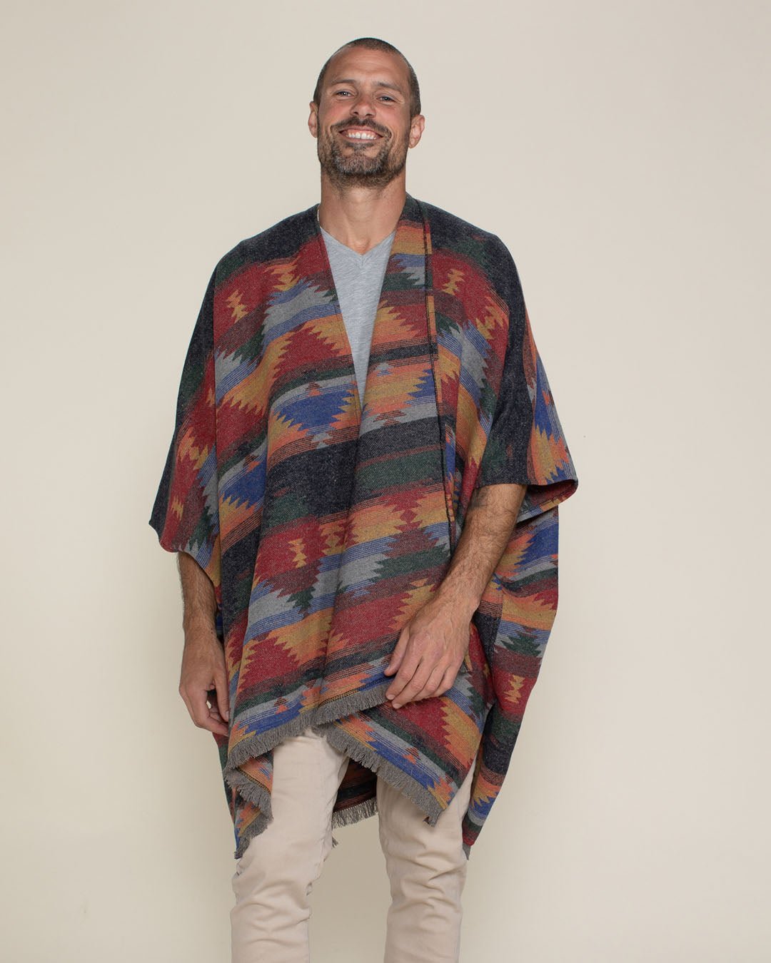 Dire Wolf Poncho | Oversized Cape | Men's - SpiritHoods