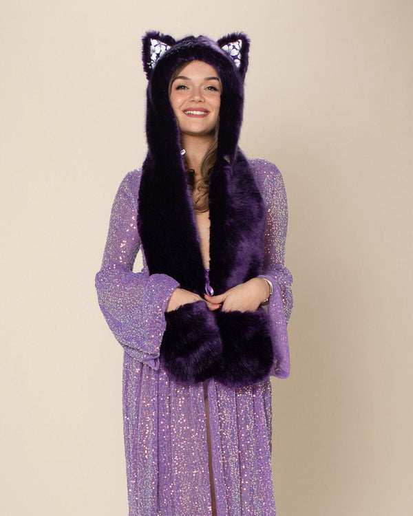 Violet Wolf Luxe Collector Edition Faux Fur Hood | Women's - SpiritHoods