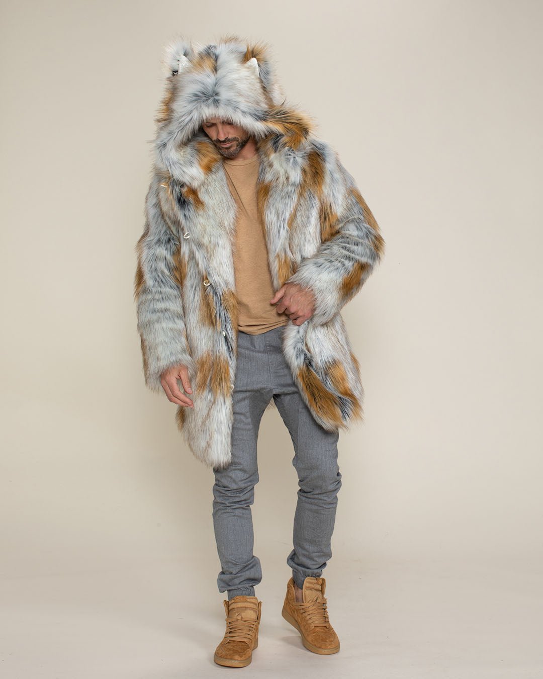 Faux Fur Coats & Jackets For Men - SpiritHoods
