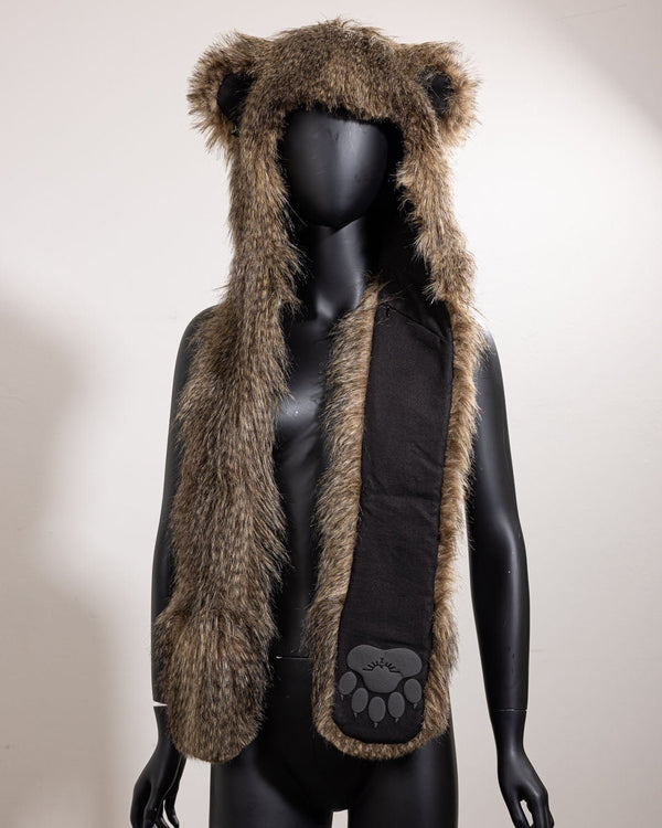 Limited Edition Faux Fur Hood | Brown Bear - SpiritHoods
