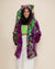 Colorful Faux Fur Coat Womens | Neon Disco Kitty - SpiritHoods
