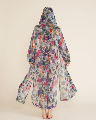 Women's Festival Kimono Mesh | Safari Garden - SpiritHoods