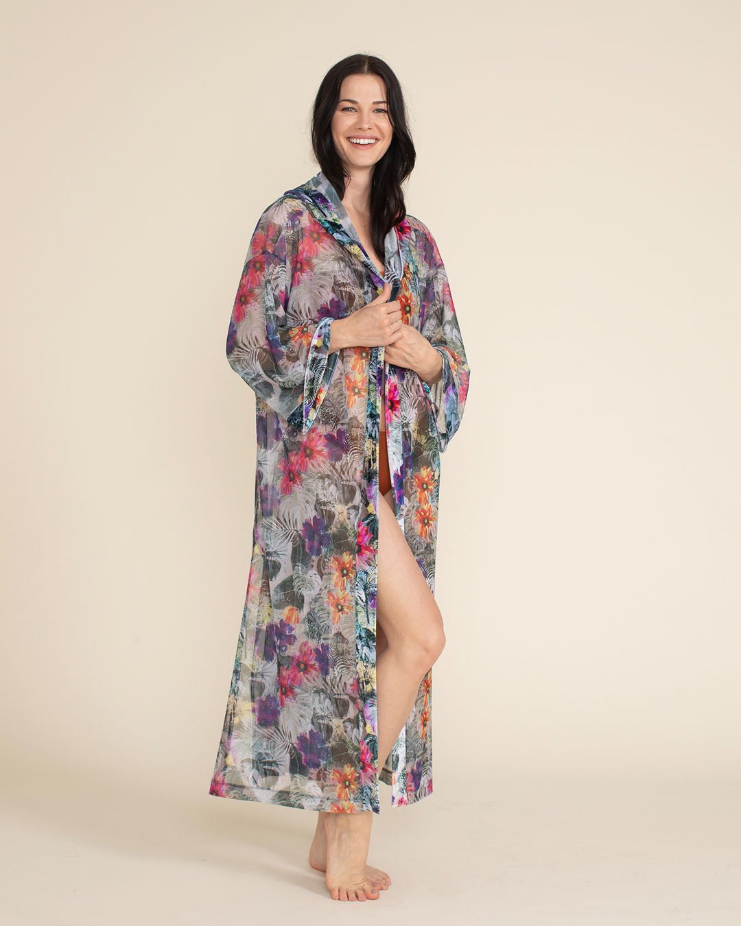 Women's Festival Kimono Mesh | Safari Garden - SpiritHoods
