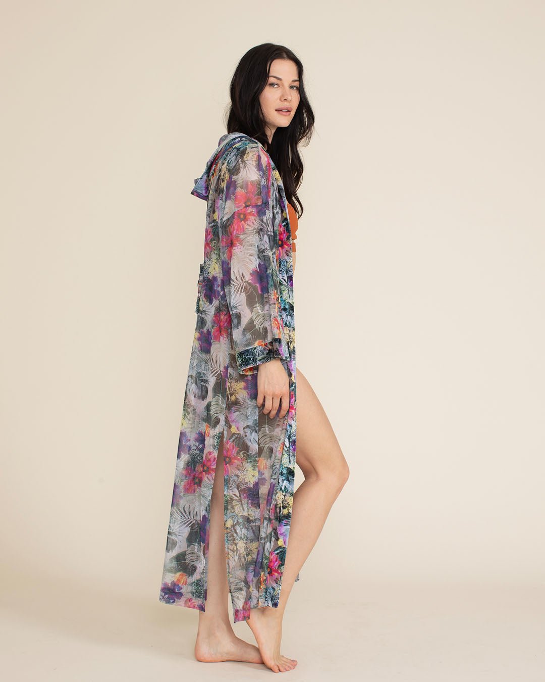 Women's Festival Kimono Mesh | Safari Garden - SpiritHoods