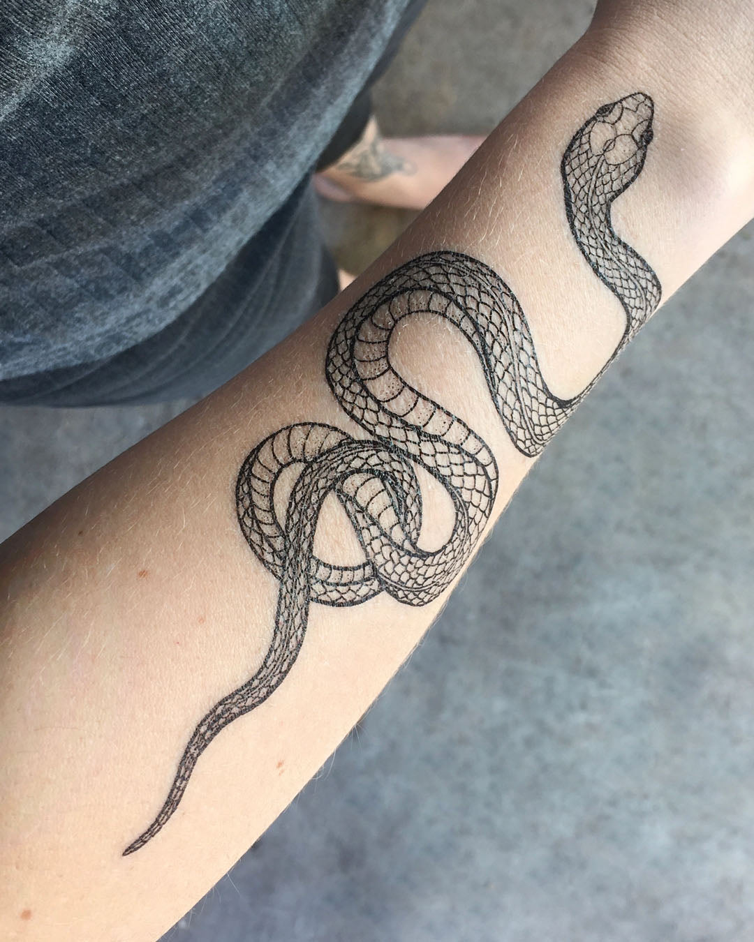 Garden Snake Temporary Tattoo - SpiritHoods