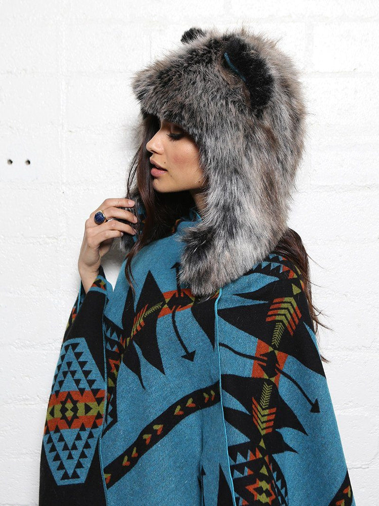 Italy Cape + Grey Wolf 1/2 Hood Bundle – Elegance Meets Wilderness ...