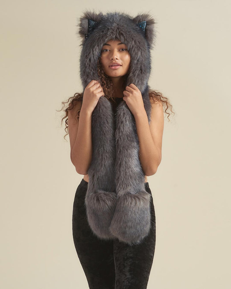Astro Wolf Luxe Collector Edition Faux Fur Hood | Women's - SpiritHoods