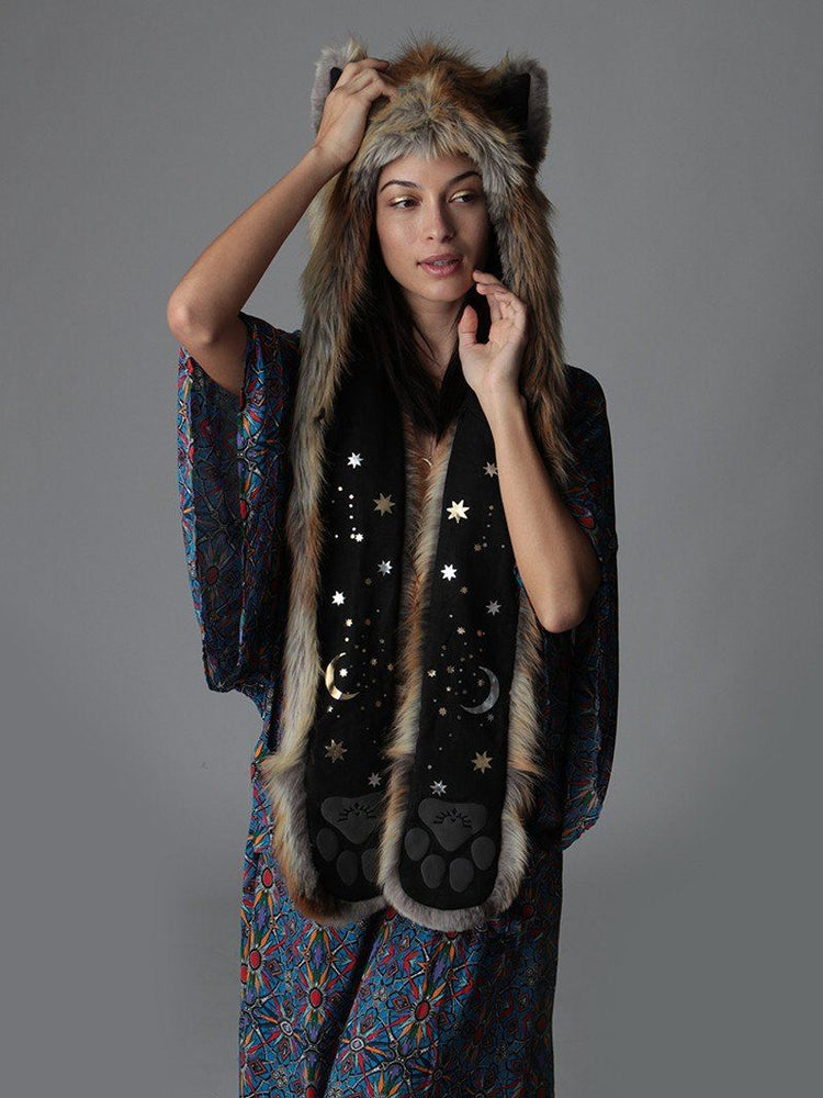 Cosmic Fox SpiritHood | Celestial Elegance - SpiritHoods