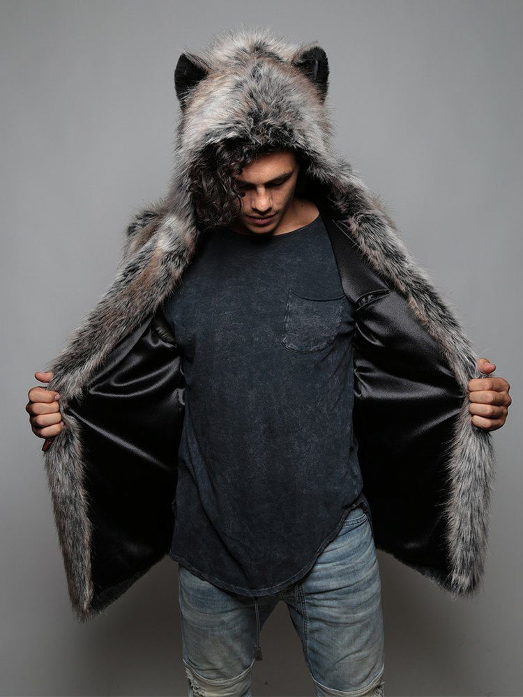 Grey Wolf Vest SpiritHood | Shop Now - SpiritHoods