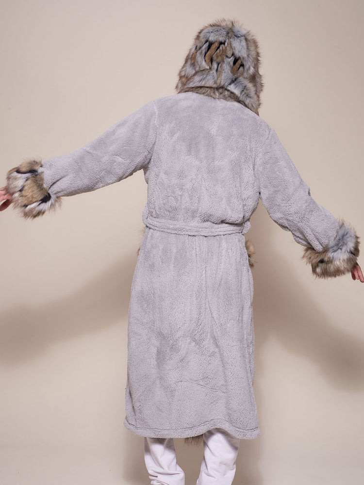 Wolverine Faux Fur Trimmed Men's Robe | SpiritHoods