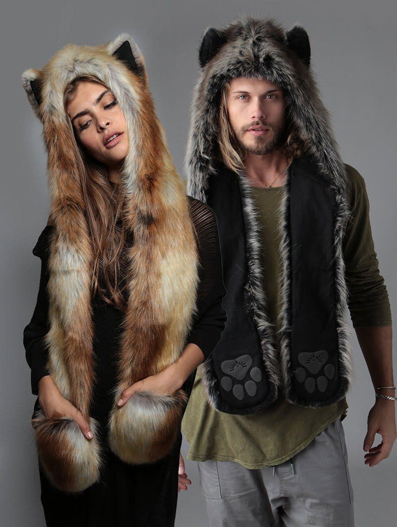 SpiritHoods® Official Website | Grey Wolf + Red Fox Bundle *Unisex*